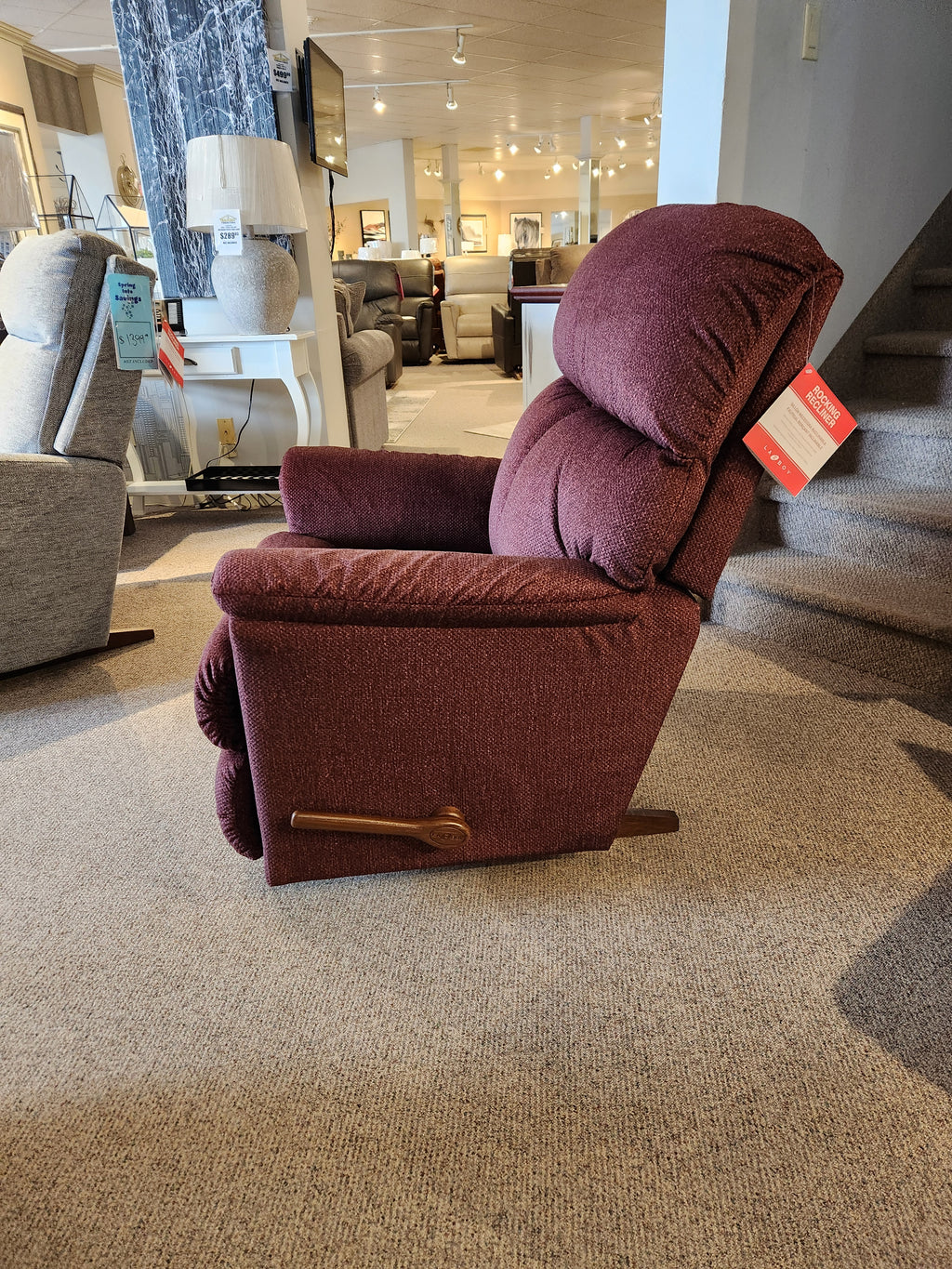 La-Z-Boy 704 Reed Rocker Recliner Left Hand | Living Room | Conway ...