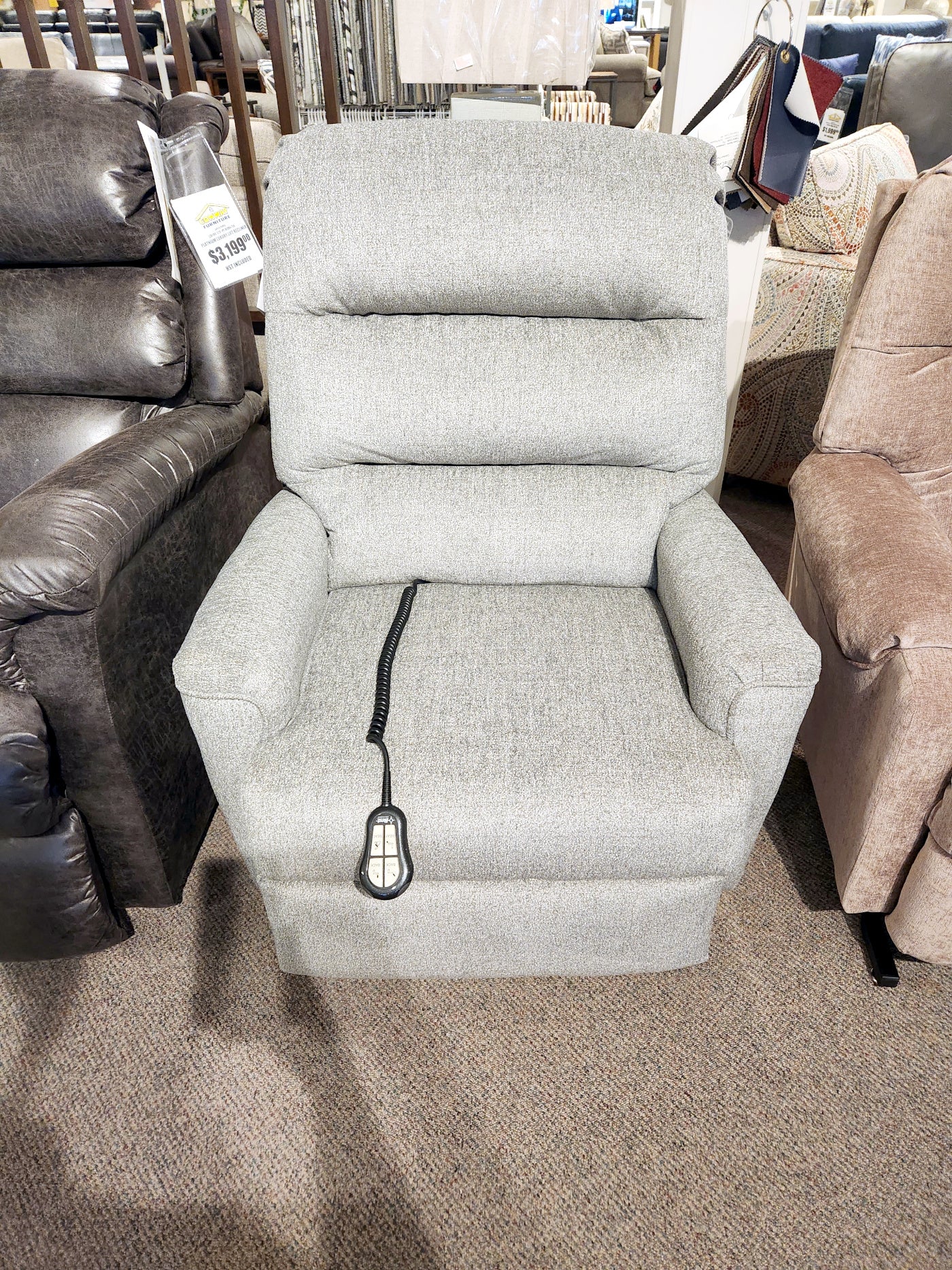 Chia Power Lift Recliner Chair | Living Room | Conway Furniture