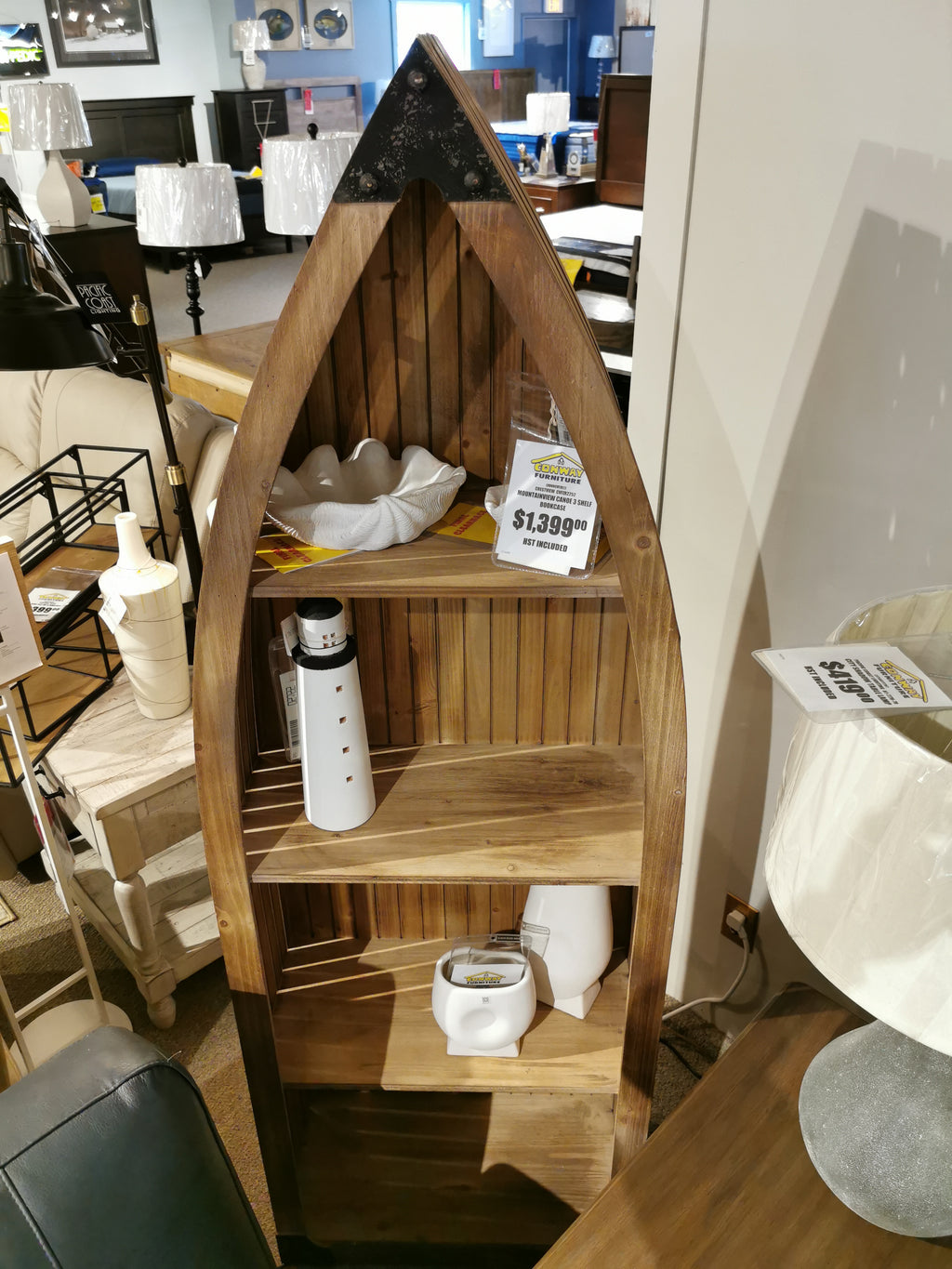 Mountain View Etagere Bookcase – Conway Furniture