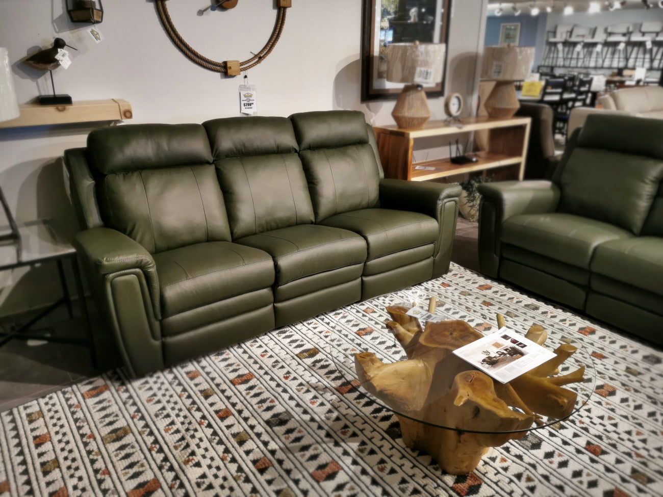 Kade leather lounge store