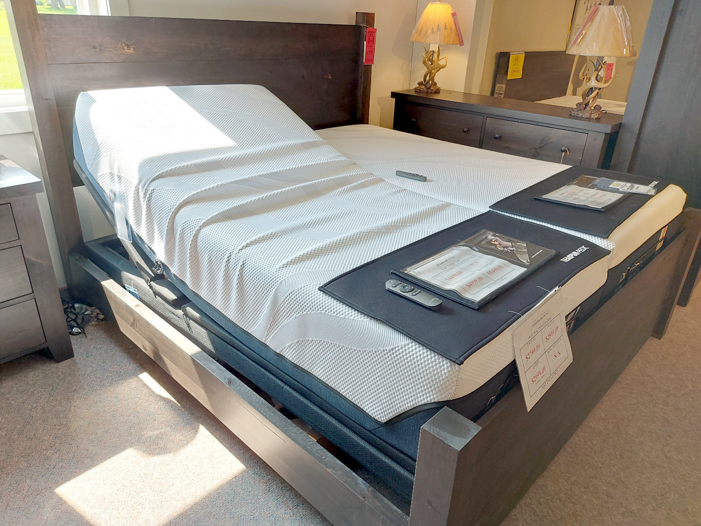 Tempur adjustable bed store