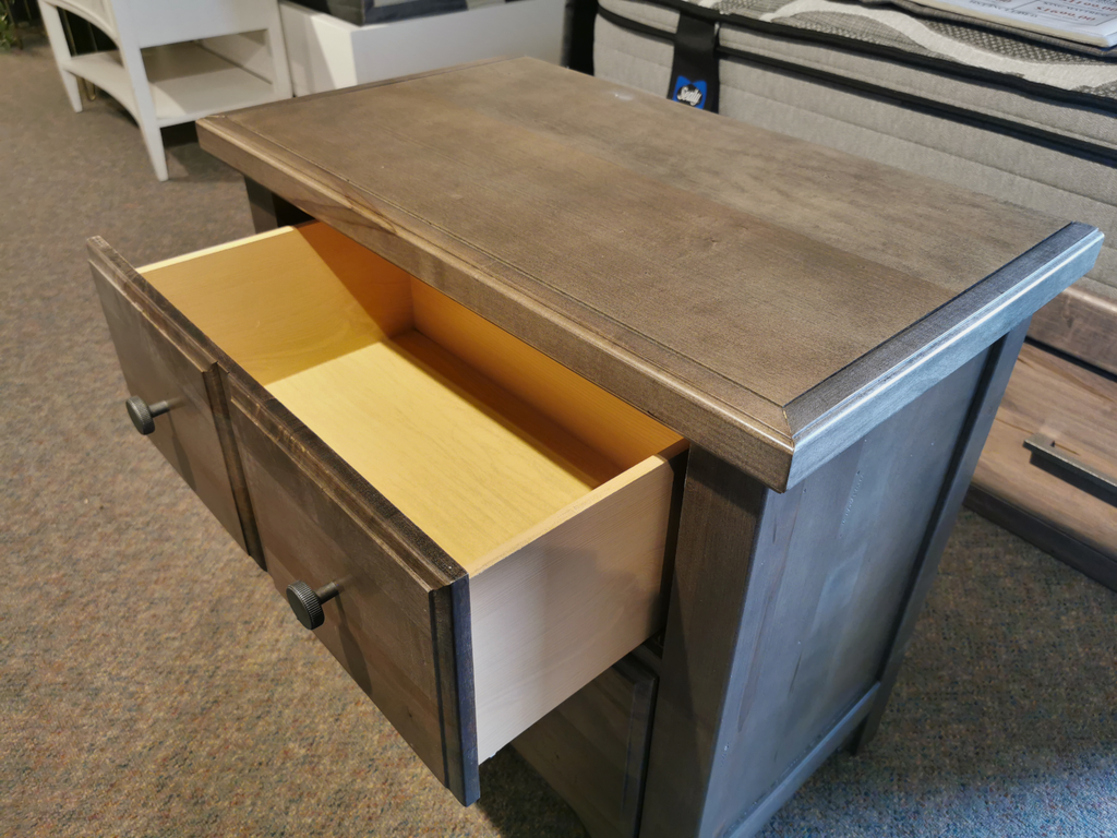 801 Cool Farmhouse 2-Drawer Nightstand – Conway Furniture