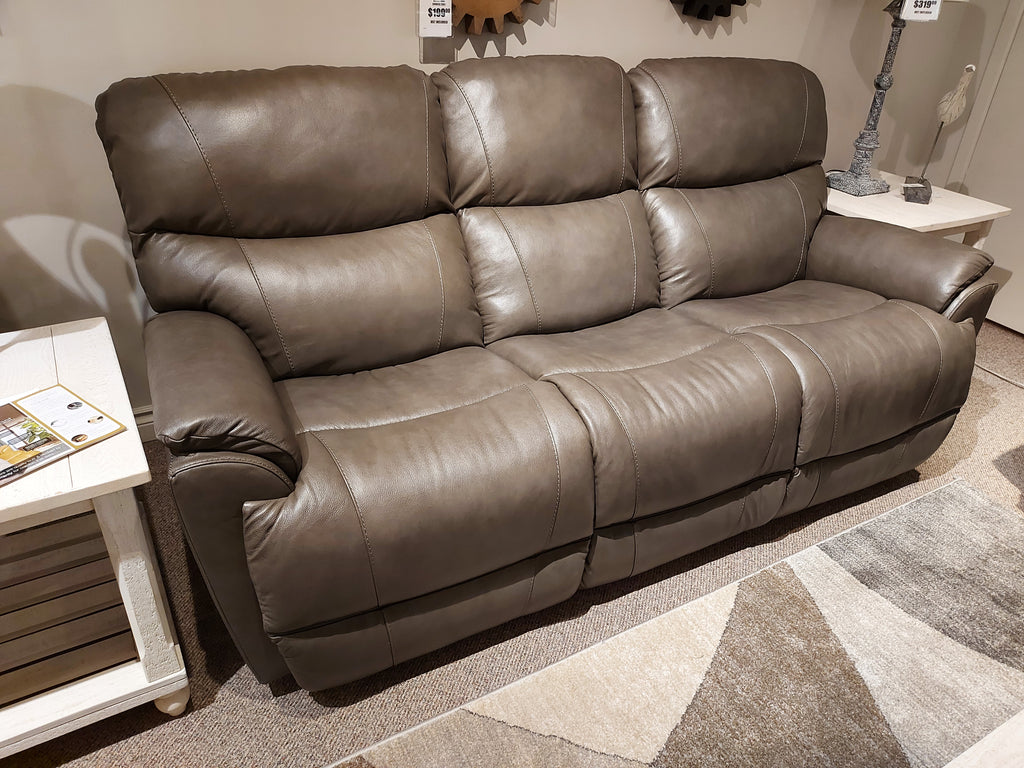 724 Trouper Leather Reclining Sofa – Conway Furniture